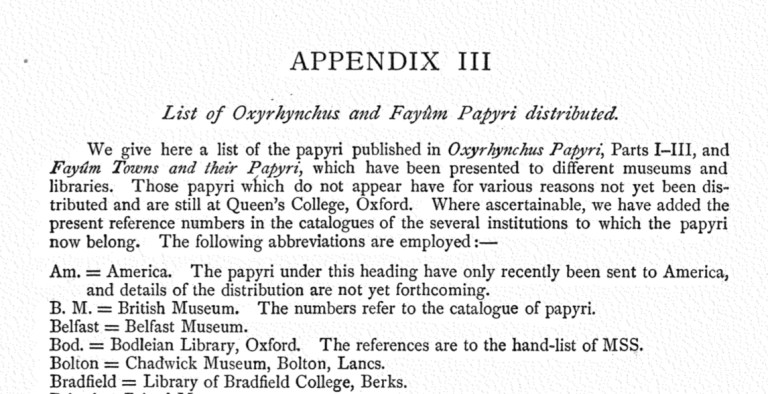 Dirk Obbink and the Oxyrhynchus “Distribution” Papyri | Variant Readings