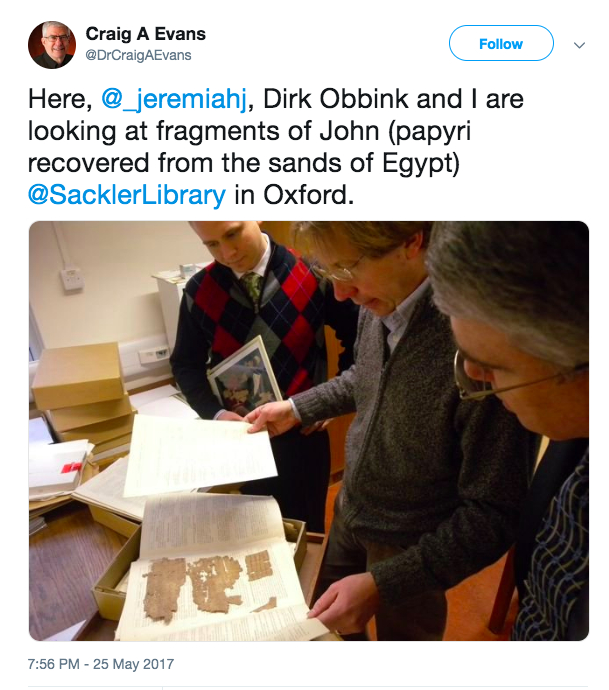 Dirk Obbink and the Museum of the Bible: A Brief History | Variant Readings