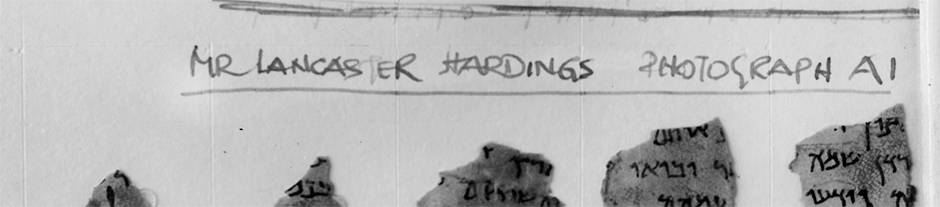 Gerald Lankester Harding’s Qumran Cave 1Q Excavation Photos | Variant ...